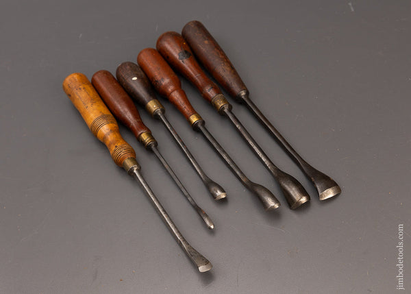 6 ADDIS Spoon Gouges 1/4 to 1 Inch - 111833 – Jim Bode Tools