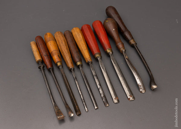 10 Good Carving Chisles Gouges by ADDIS - 111841 – Jim Bode Tools