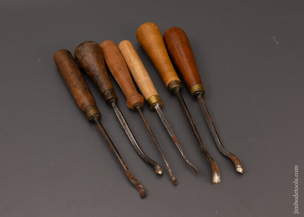 6 ADDIS Spoon Gouges -- 112094 – Jim Bode Tools