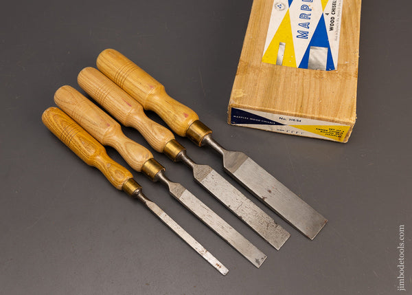 Mint in Box MARPLES Wood Chisel Set with Decals - 114921 – Jim Bode Tools