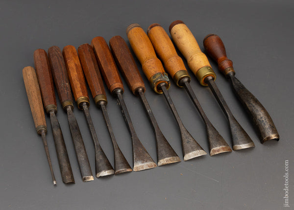 11 Carving Chisels by DASTRA including Some Really Wide Ones Carving G – Jim Bode Tools