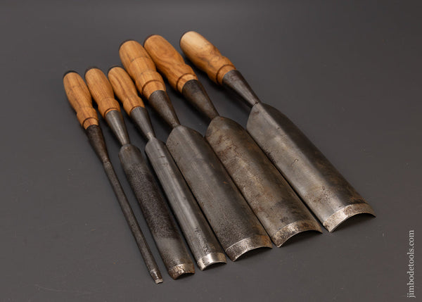 Great Set of 6 Socket Gouges by GREENLEE - 108866 – Jim Bode Tools