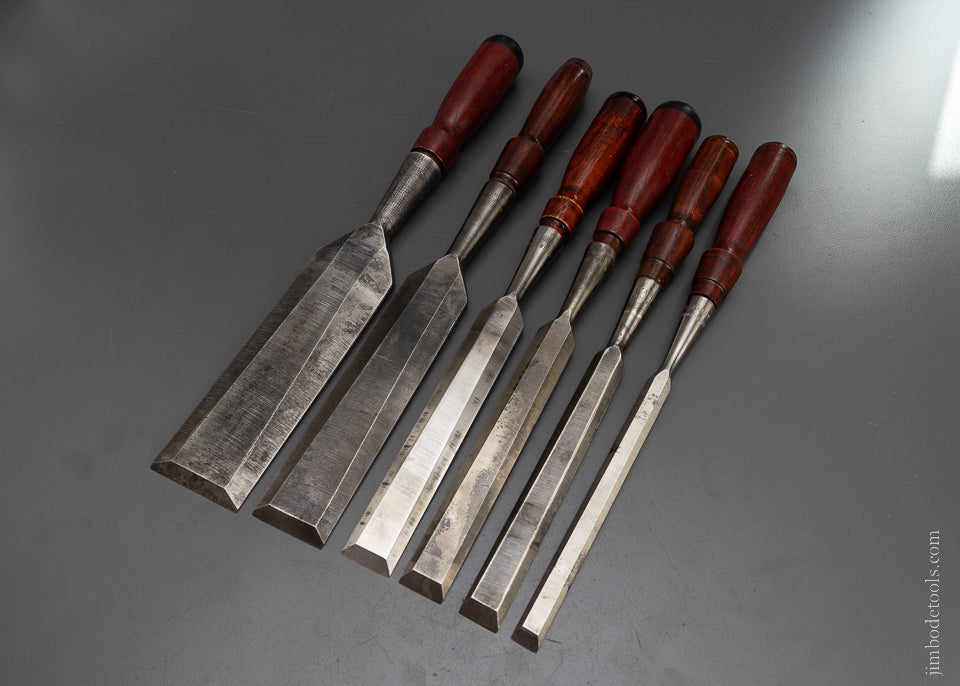 Extra Fine Set of 6 STANLEY No. 720 Chisels * 106816 – Jim Bode Tools