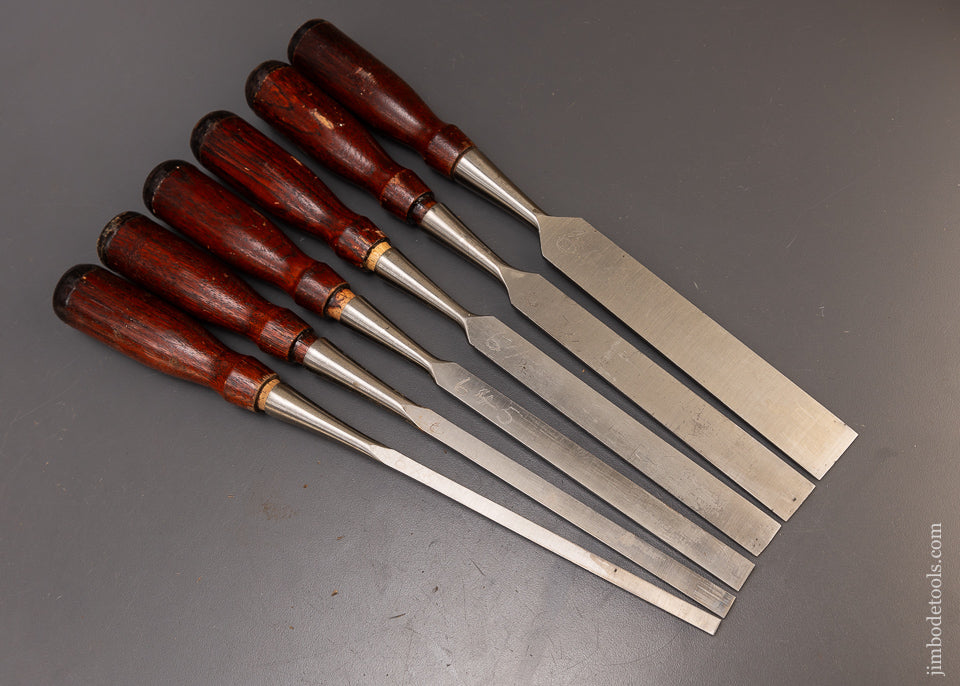 Pristine Boxed Set of 6 STANLEY No. 720 Chisels -- 109642 – Jim Bode Tools