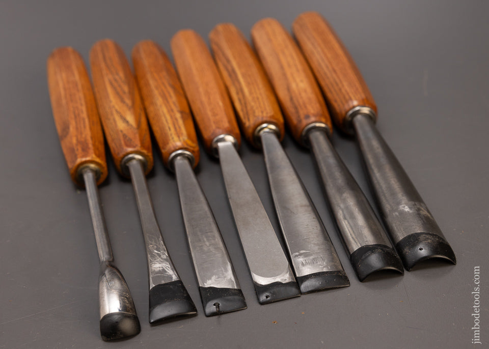 Mint Set of 7 Large Size PFEIL SWISS MADE Carving Tools Chisels Gouges – Jim Bode Tools