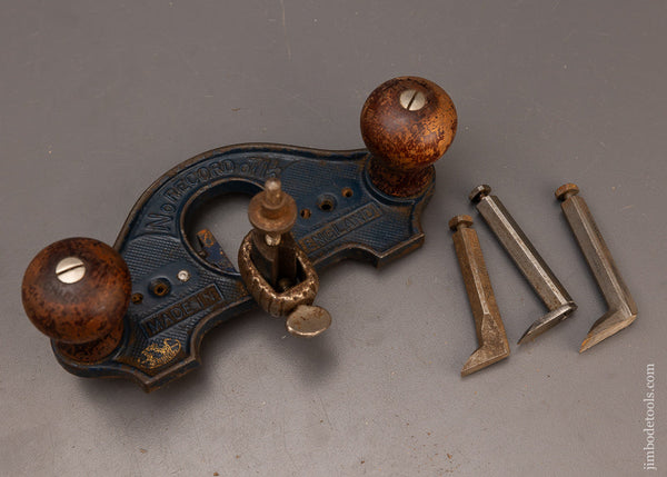 100% Complete! RECORD No. 071 1/2 Router Plane - 112504 – Jim Bode Tools
