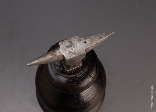 Fantastic Very Large Double Horn Anvil on Lignum Vitae Stump - 112668 ...