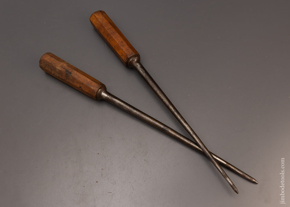 Early Pair of Draw Bore Pins with Octagonal Handles - 112727 – Jim Bode ...