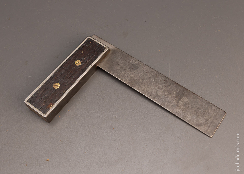 6 Inch STANLEY No. 1 Try Square Type 1 Ca. 1871-87 Unmarked - 113741 ...