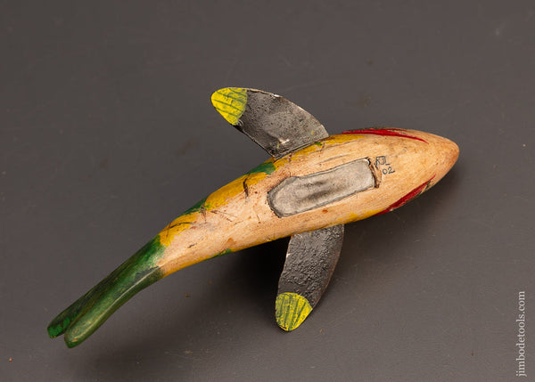 Pretty Yellow Perch Fish Decoy by Rob’t. Lindner, Clarence, N.Y. - 113 ...