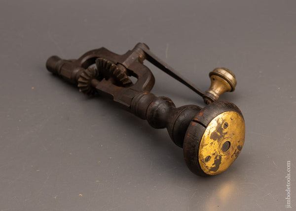 Pretty Iron Framed Geared Hand Drill - 113813 – Jim Bode Tools