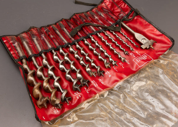 Compete Set of 13 IRWIN Auger Bits in Original Roll - 112830 – Jim Bode ...