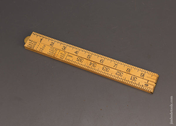 Near Mint Boxwood 1 Meter Rule by RABONE No. 1162 - 114550 – Jim Bode Tools