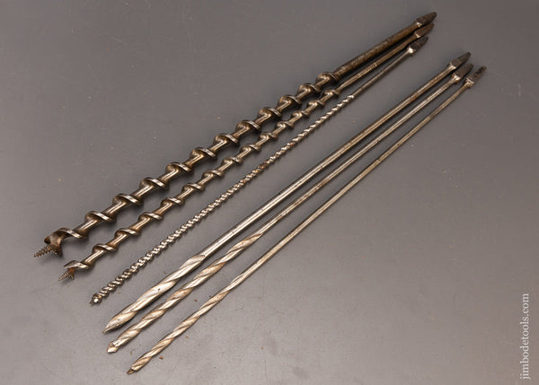 Set of 6 Extra Long 19 Inch Wood Boring Bits - 115183 – Jim Bode Tools