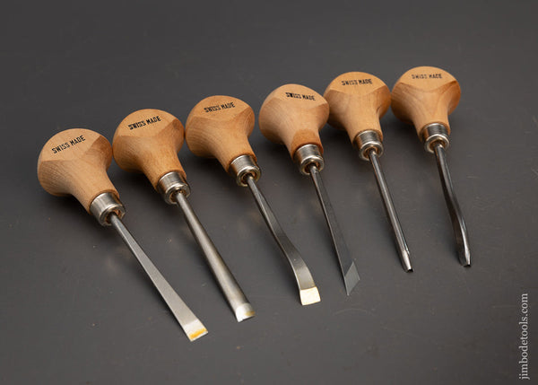 Mint in Box Set of 6 PFEIL Carving Chisels - 115500 – Jim Bode Tools