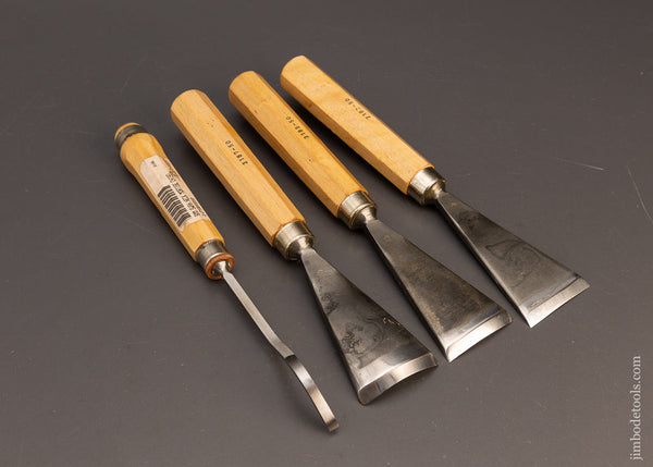 Really Fat & Mint with Labels HIRSCH Carving Gouges Chisels - 115887 ...