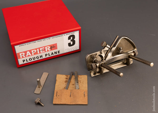 Complete RAPIER No. 3 Plow Plane in Custom Box - 116083 – Jim Bode Tools