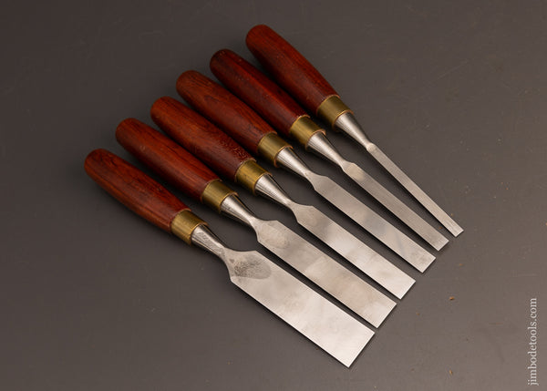 Mint Set of 6 ASHLEY ILES Bevel Edge Bench Chisels - 116121 – Jim Bode ...