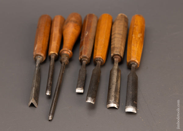 7 WARD Gouges - 116559 – Jim Bode Tools