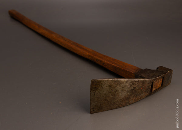 Early RUDGINS Framing Adze - 117702 – Jim Bode Tools
