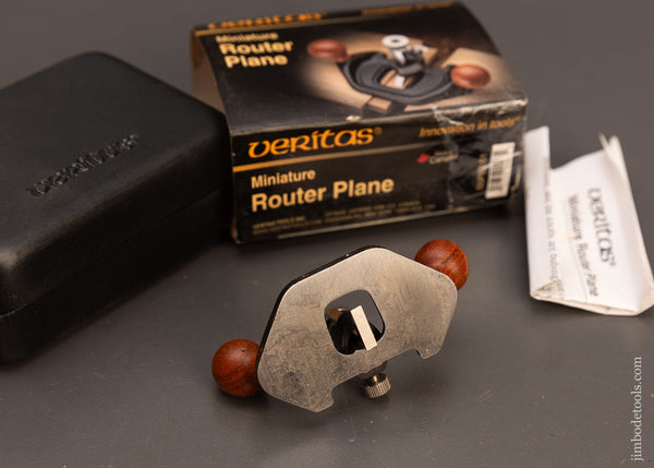Mint in Box LEE VALLEY VERITAS Mini Router Plane - 118524 – Jim Bode Tools