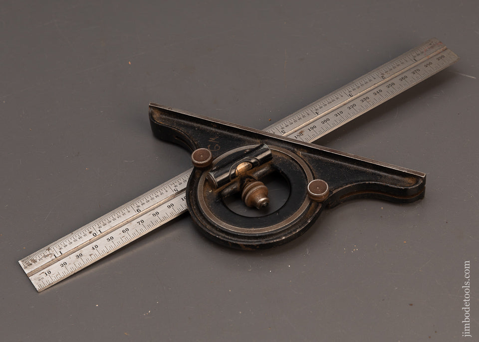 STARRETT Precision Protractor with 12 Inch Scale - 118606 – Jim Bode Tools