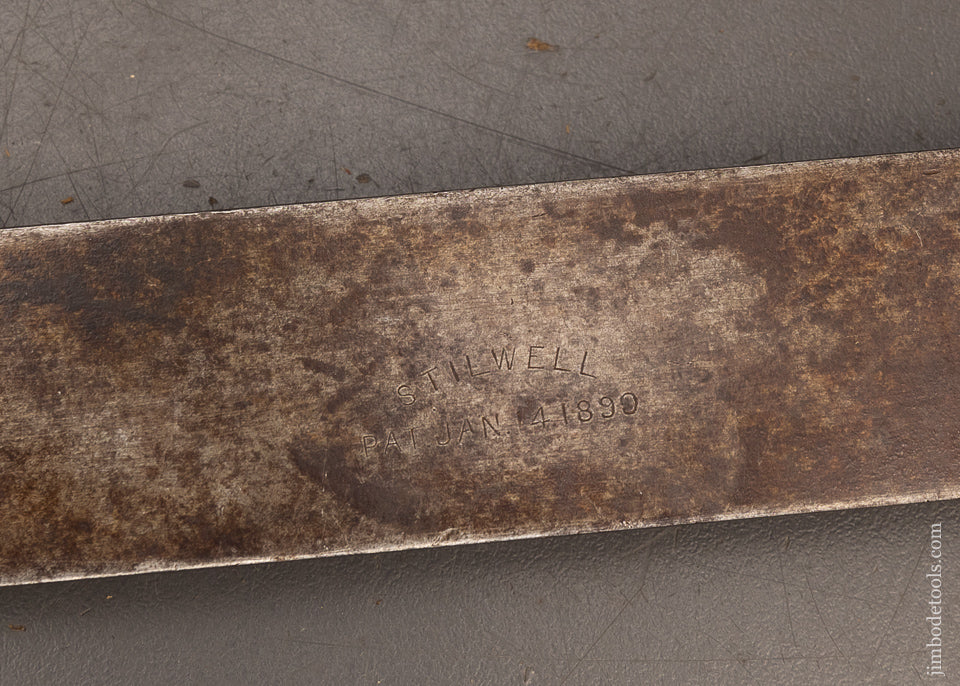 Rare STILWELL PATENT Combination Bevel, Level, Protractor, Square - 11 ...