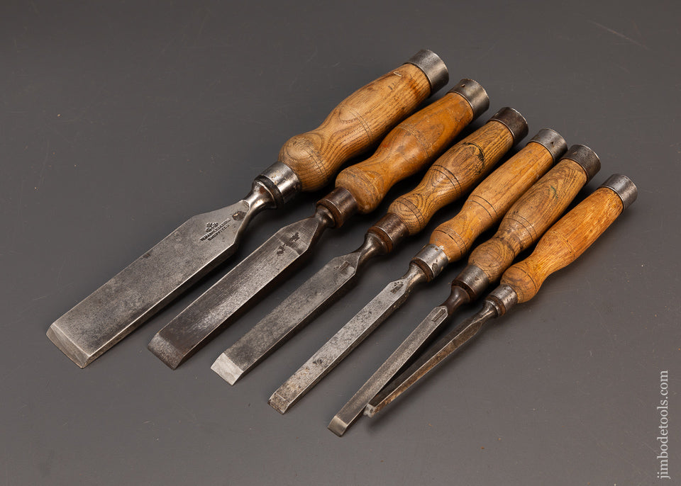 Awesome Set of 6 MARPLES Heavy Mortise Chisels - – Jim Bode Tools