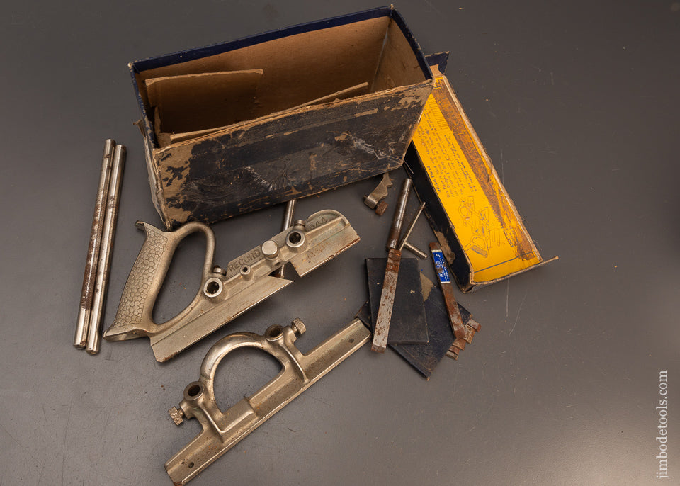 RECORD No. 044 Plow Plane in Original Box - 118953 – Jim Bode Tools