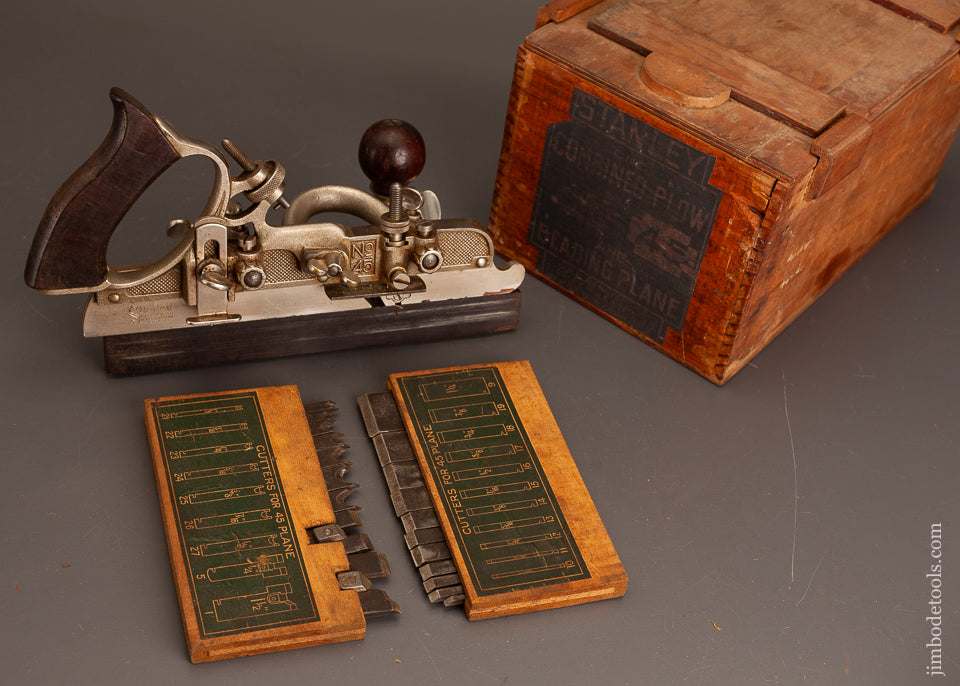 Fine & Complete STANLEY No. 45 Combination Plane in Custom Box - 12081 ...