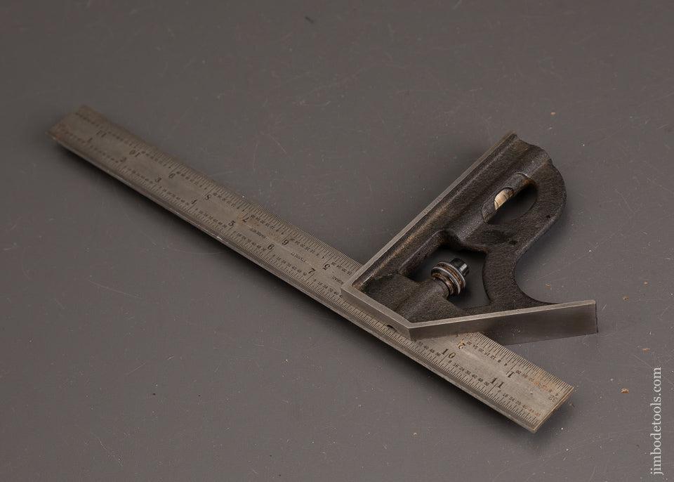 Extra Fine STARRETT 12 Inch Combination Square - 120996 – Jim Bode Tools