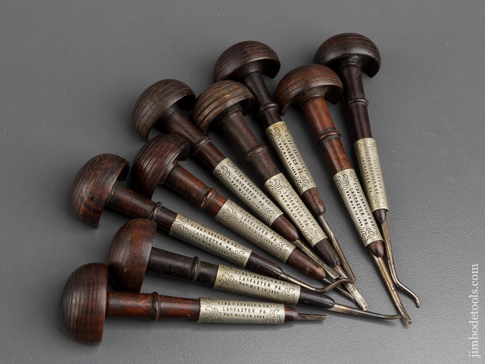 WUNDES Patent March 12, 1889 Set of Nine Gravers -- 84089 – Jim Bode Tools