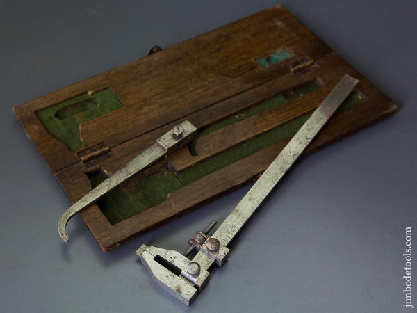 Unusual Veneer Caliper in Wooden Case -- 86895 – Jim Bode Tools