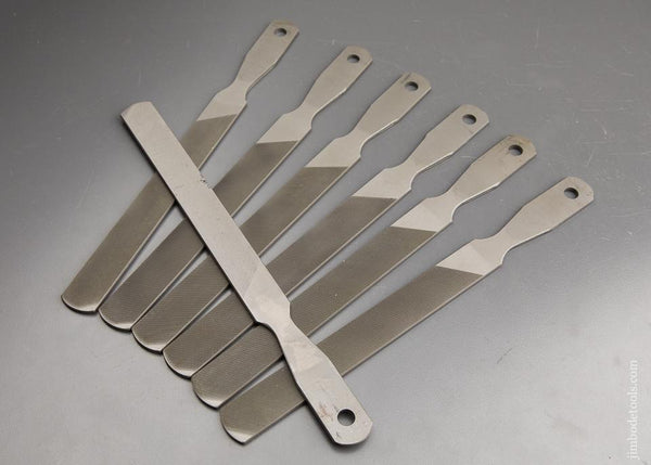Seven NEW Flat 12" Bench Files -- 92020 – Jim Bode Tools