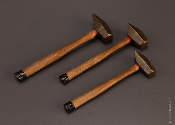Sweet Miniature Bronze Hammer Set of 3 - EXCELSIOR 106639 – Jim Bode Tools
