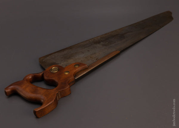 Rare DISSTON No. 8 Double Cove Half Back Saw - EXCELSIOR 107607 – Jim ...