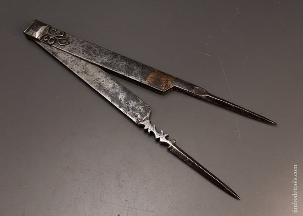Drop Dead Stunning Pair of Decorated French Dividers - EXCELSIOR 11748 ...