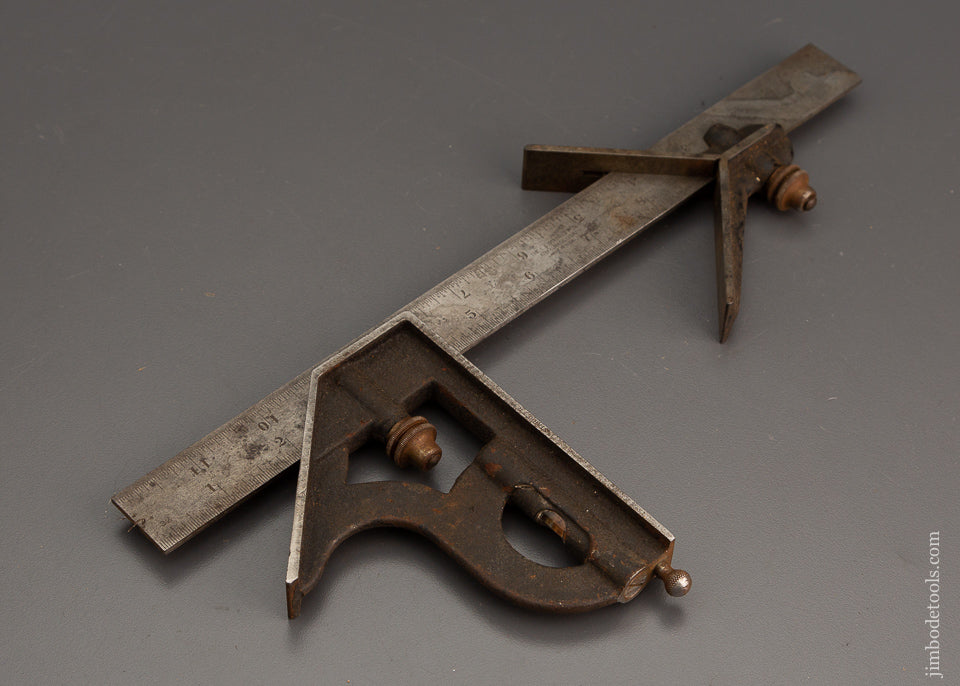 STARRETT 12 Inch Combination Square & Center Finding Head - 100189 ...