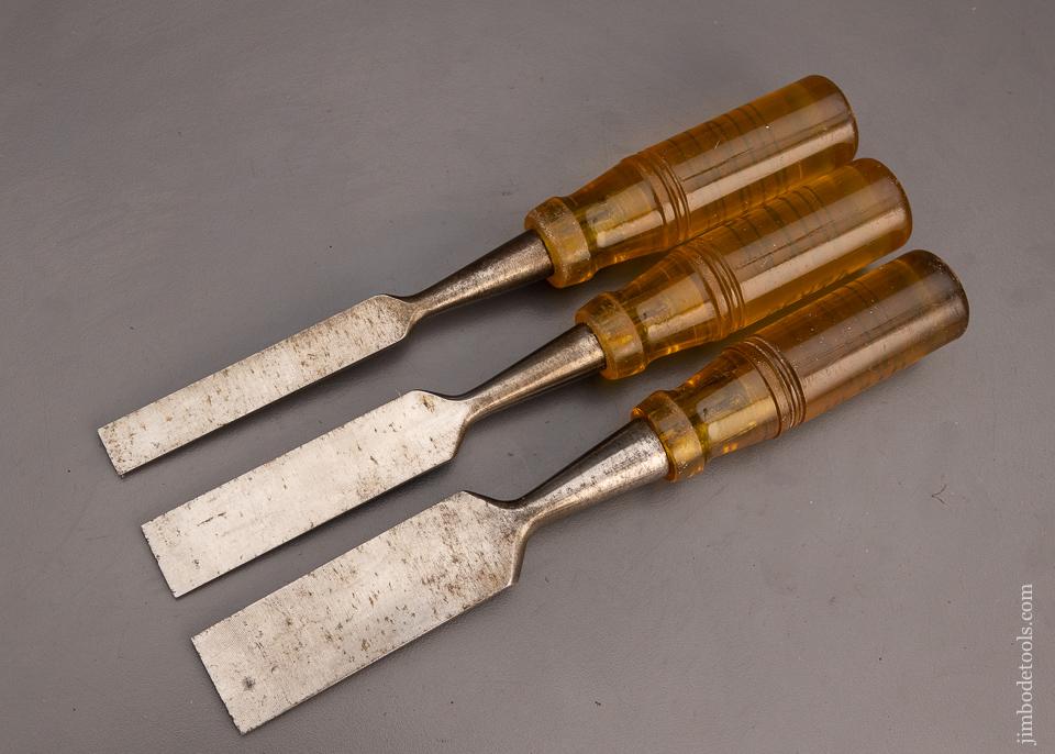 PEXTO #333 “CHISEL-ER” Set of 3 Chisels -- 100253 – Jim Bode Tools