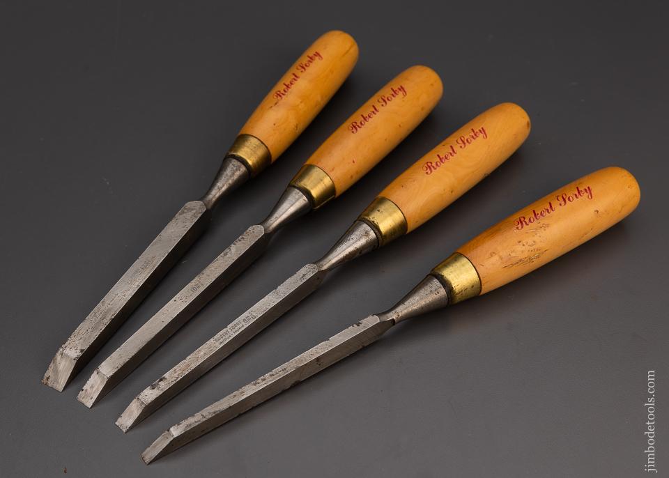 Extra Fine Set of 4 SORBY Mortise Chisels - 100766 – Jim Bode Tools