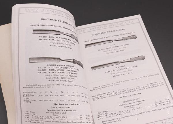 BOOK REPRINT: Premium Mechanics' Tools by The James Swan Company -- 10 ...