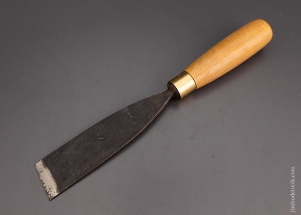 Big, Wide Fat 1 1/2 Inch ADDIS Carving Chisel with Boxwood Handle #2 S ...