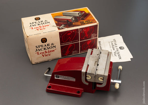 SPEAR & JACKSON “Lockjaw Vice” Mint in Box Vise - 102210 – Jim Bode Tools