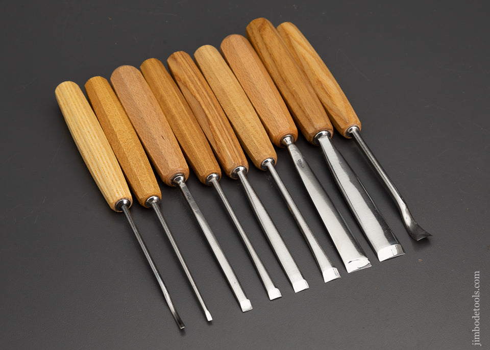 Minty Set of 9 PFEIL SWISS MADE Carving Chisels Gouges - 102549 – Jim ...