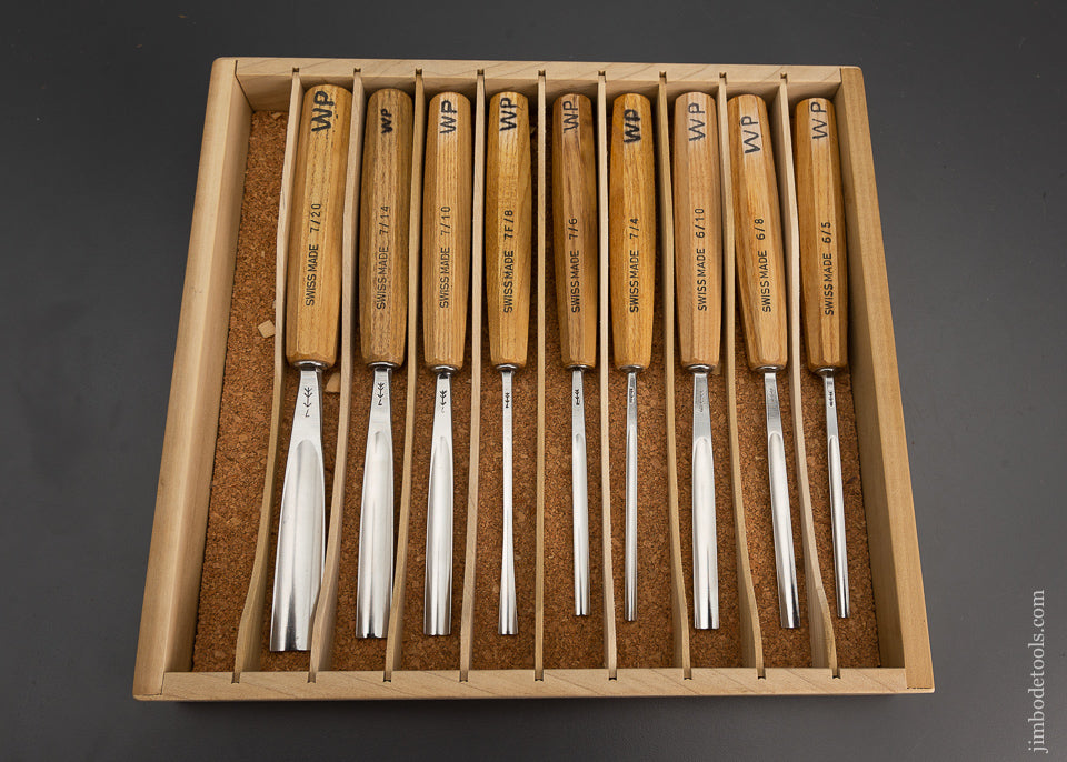 Minty Set of 9 PFEIL SWISS MADE Carving Chisels Gouges - 102551 – Jim ...