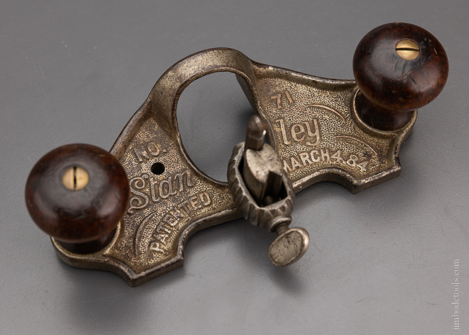 STANLEY No. 71 Router Script Logo - 104377 – Jim Bode Tools