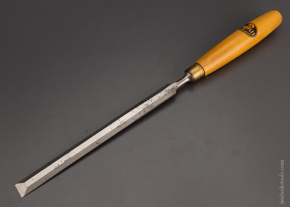 5/8 x 14 1/4 Inch Long, Thin Boxwood Handle Paring Chisel MARPLES - 10 ...