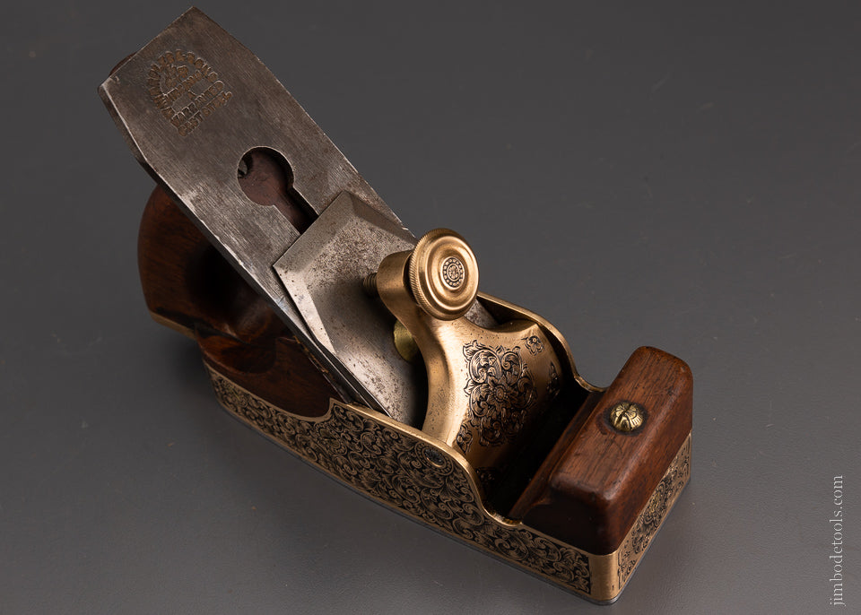 Stunning Lavishly Engraved Gunmetal Infill Smooth Plane - 104631 - AS ...