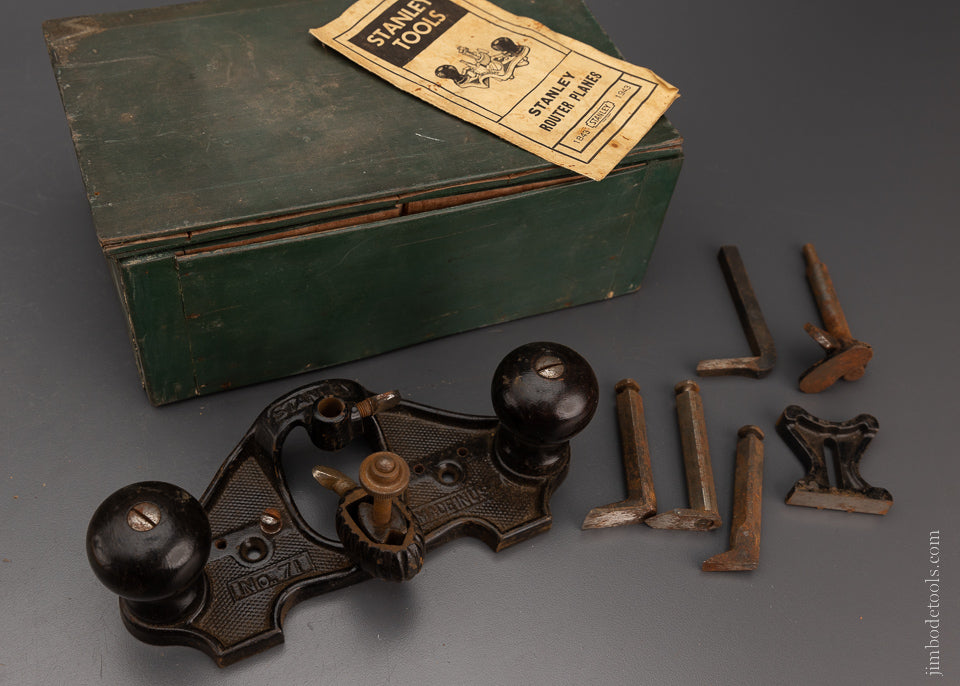 STANLEY No. 71 Rabbet Plane 100% Complete in Custom Box - 105147 – Jim ...