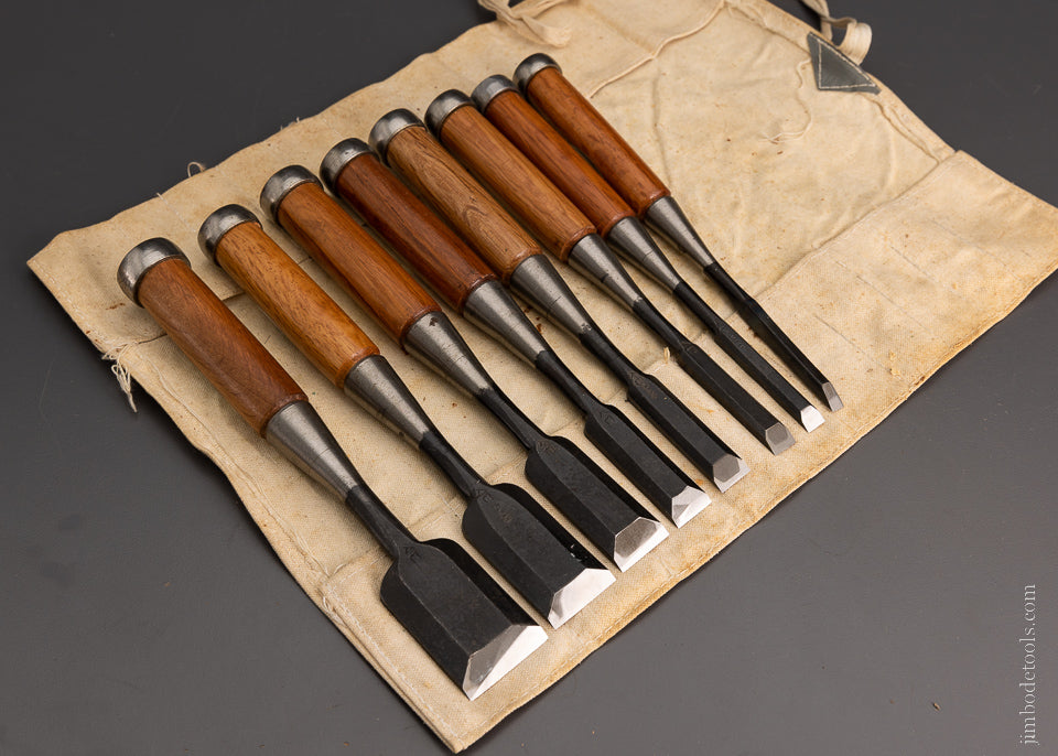 Mint Set of 8 Japanese Chisels - 105171 – Jim Bode Tools